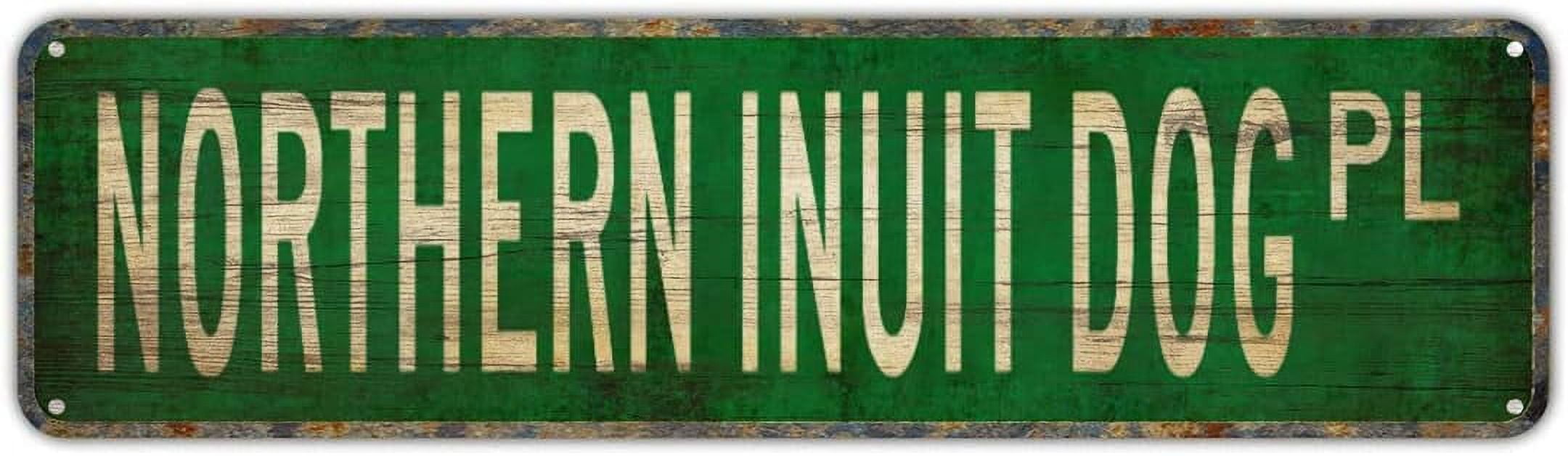 NORTHERN INUIT DOG PL Vintage Signs Retro Tin Signs Art Plaque Aluminum ...