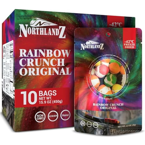 NORTHLANDZ Freeze Dried Candy | RAINBOW CRUNCH ORIGINAL | -42°C Freeze ...