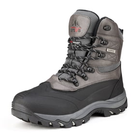 NORTIV8 Men's Waterproof Winter Snow Boots, Insulated for Warmth ...