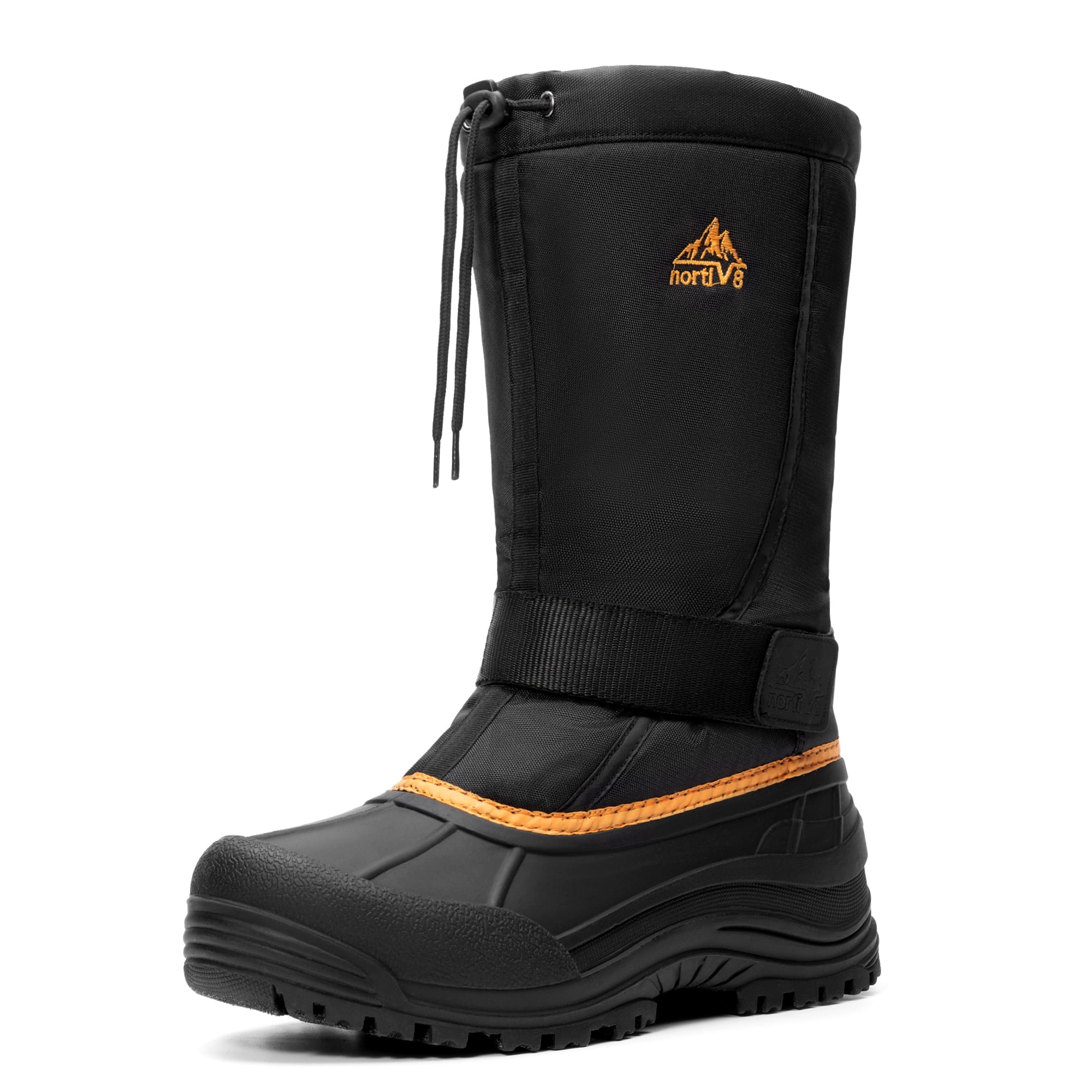 NORTIV 8 Men's Waterproof Hiking Winter Snow Boots Insulated Liner ...