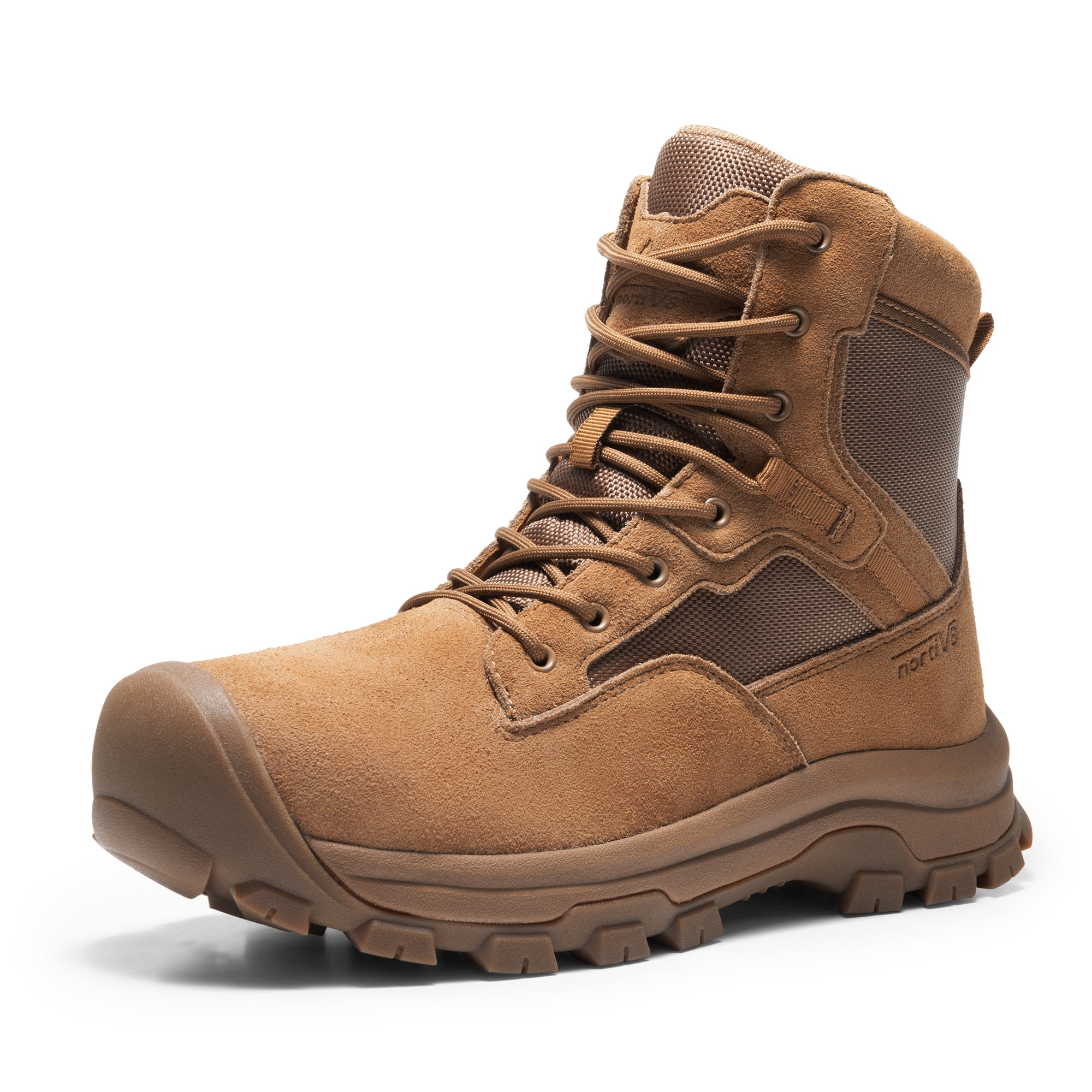 NORTIV 8 Men's Waterproof Work Military Tactical Boots Rubber Toe ...