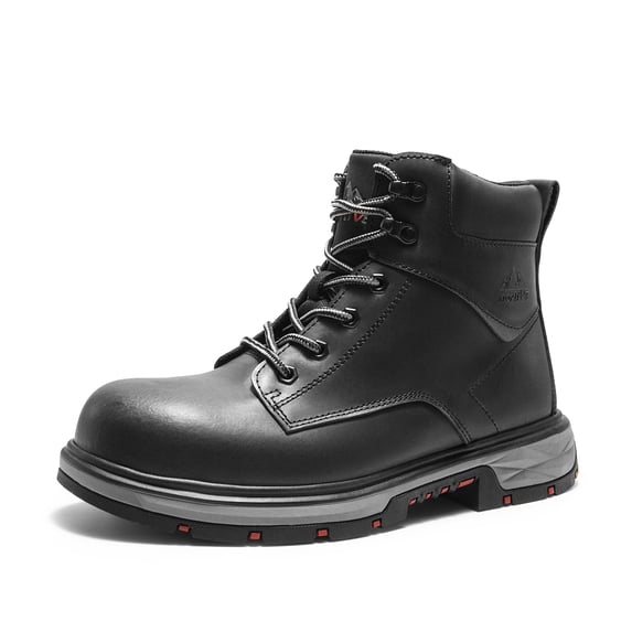 NORTIV 8 Steel Toe Work Boots for Men Waterproof Slip on Safety ...