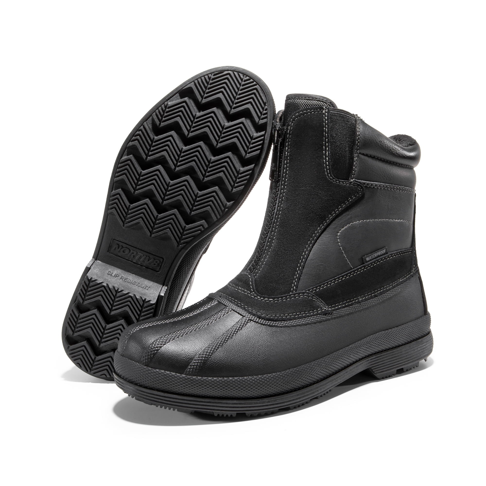 NORTIV8 Mens Winter Warm Insulated Waterproof Snow Boots Hiking Winter ...