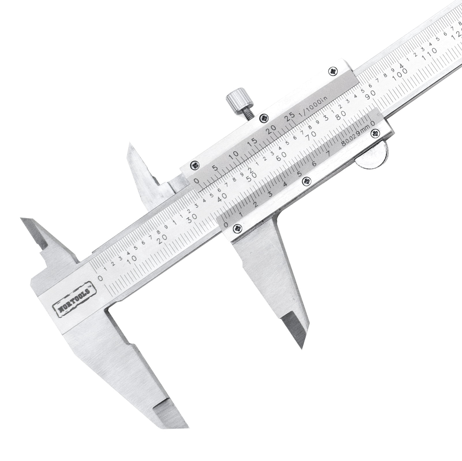 NORTOOLS Vernier Caliper, Silver, 6 Inch/150mm, Stainless Steel ...