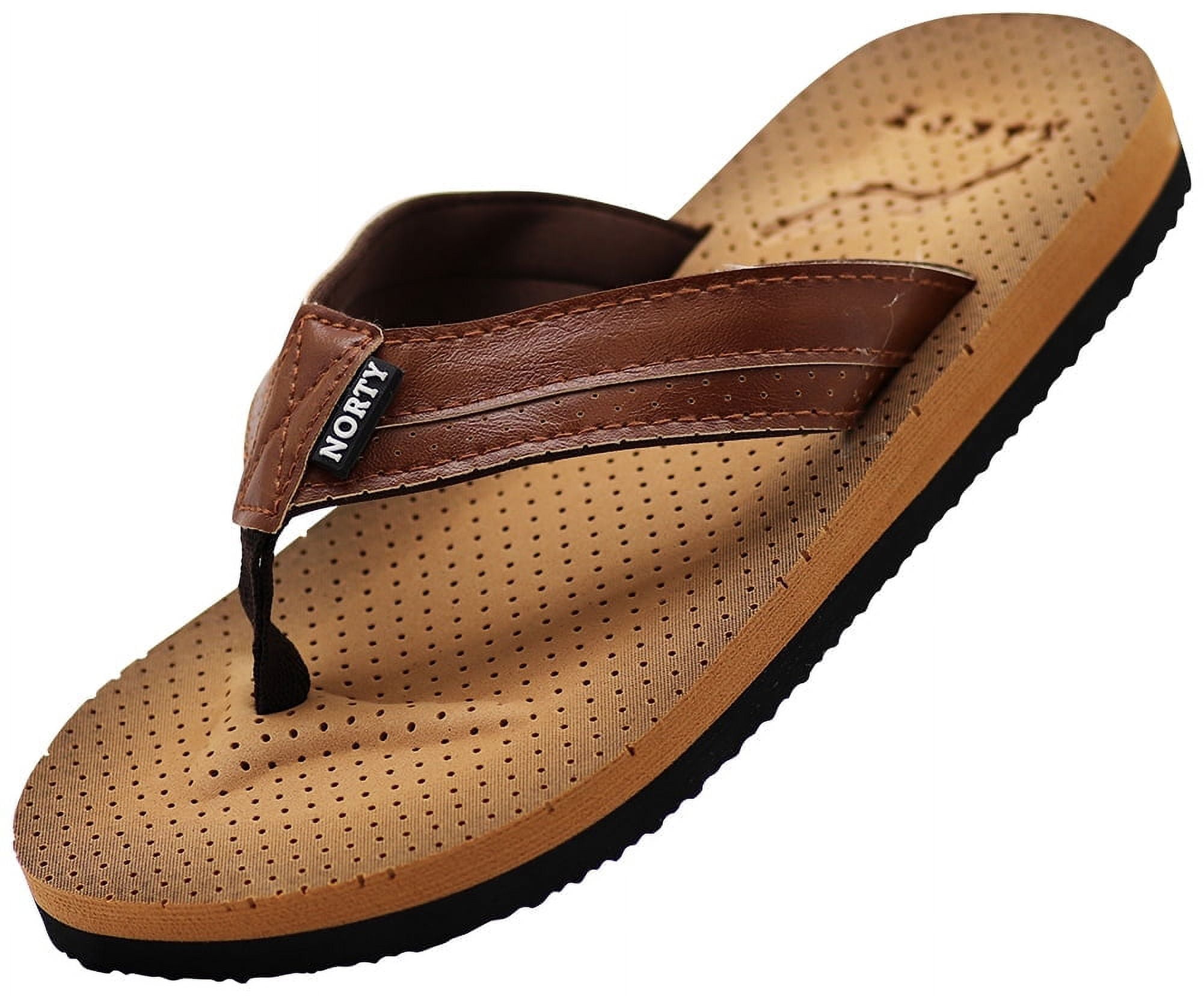 NORTY Big Boys' Flip Flop Sandals Perfect for Beach, Outdoor, and ...