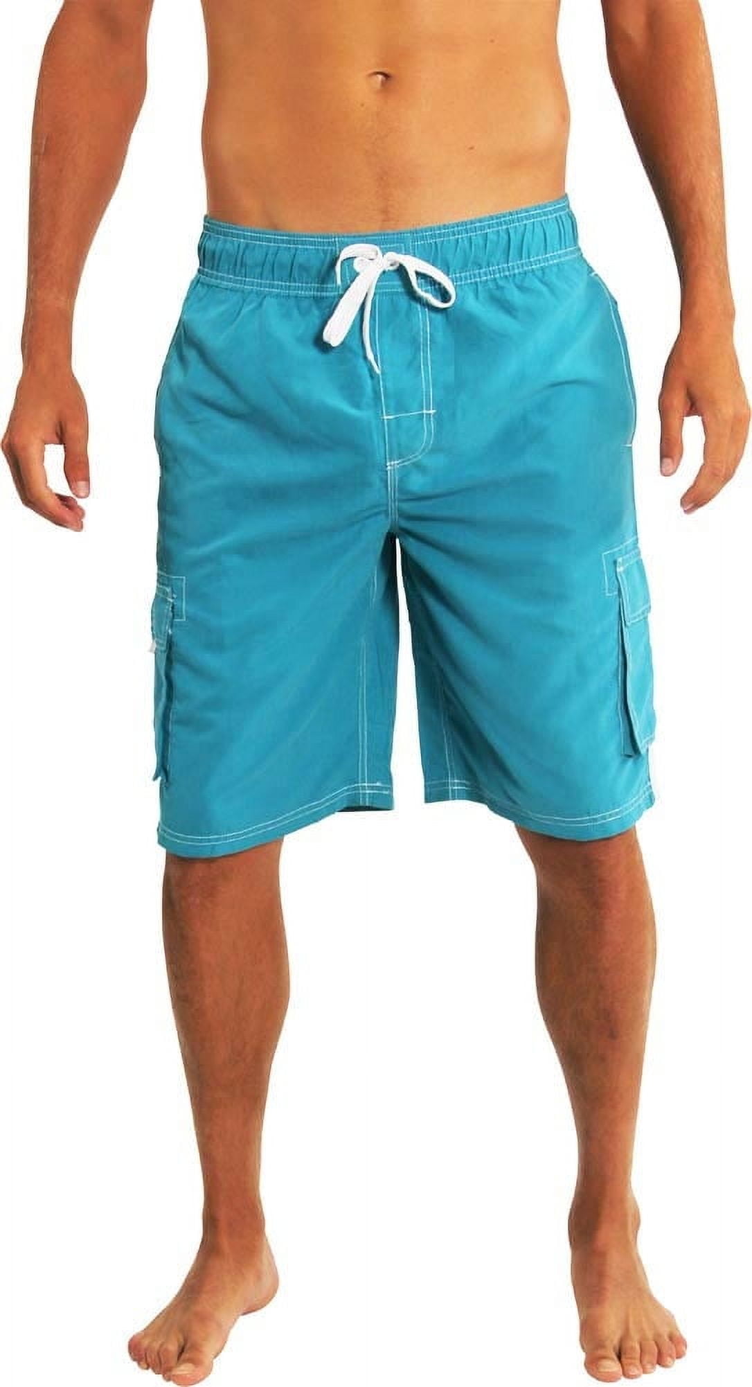 NORTY Mens Big & Tall Swim Trunks, Aqua Bathing Suit, 3XL - Walmart.com