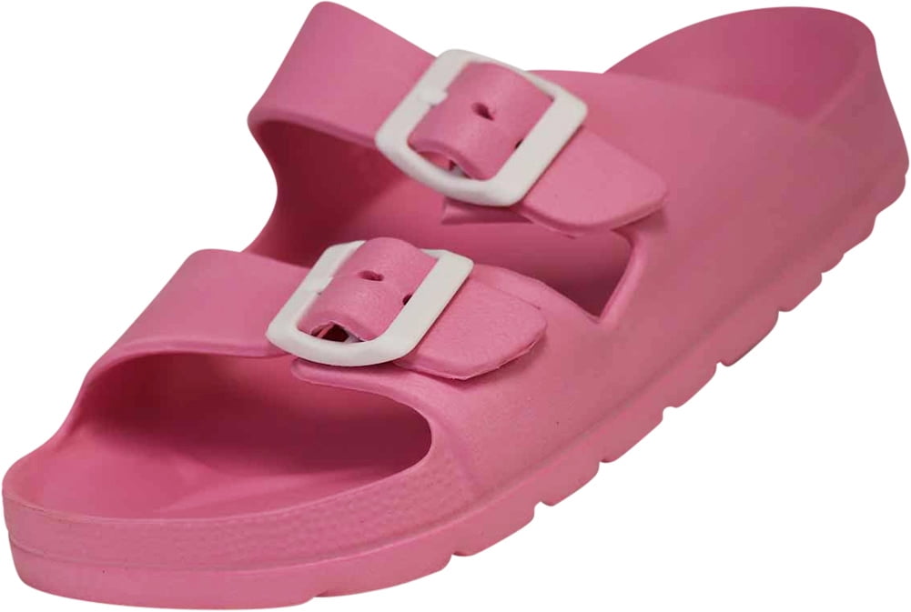 Norty Boy Girl Children Toddler Little and Big Kid 2 Strap Slide Sandal ...