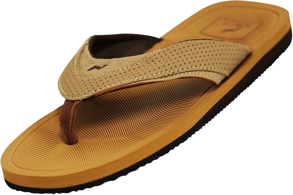 NORTY Men's Flip Flop Arch Support Comfortable and Casual Sandal ...
