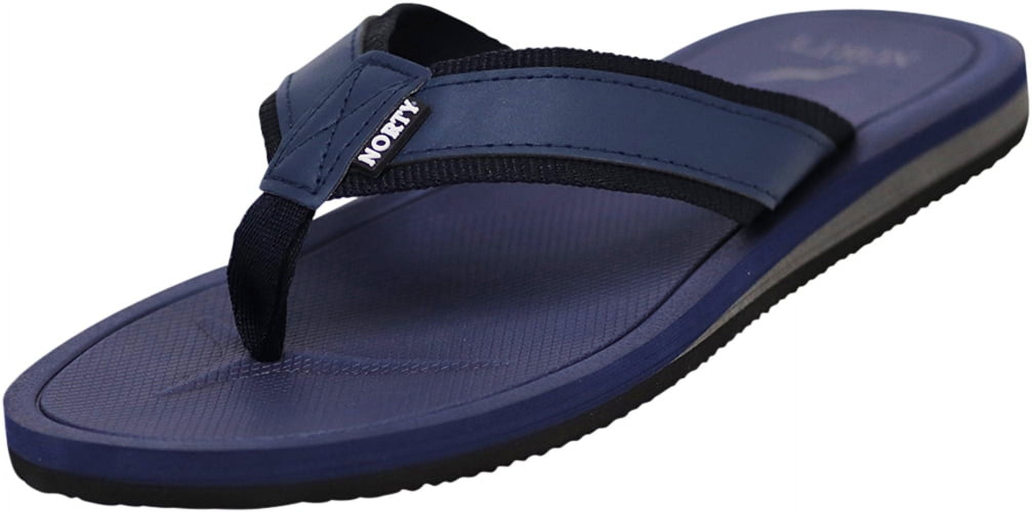 NORTY Men's Flip Flop Arch Support Comfortable and Casual Sandal ...