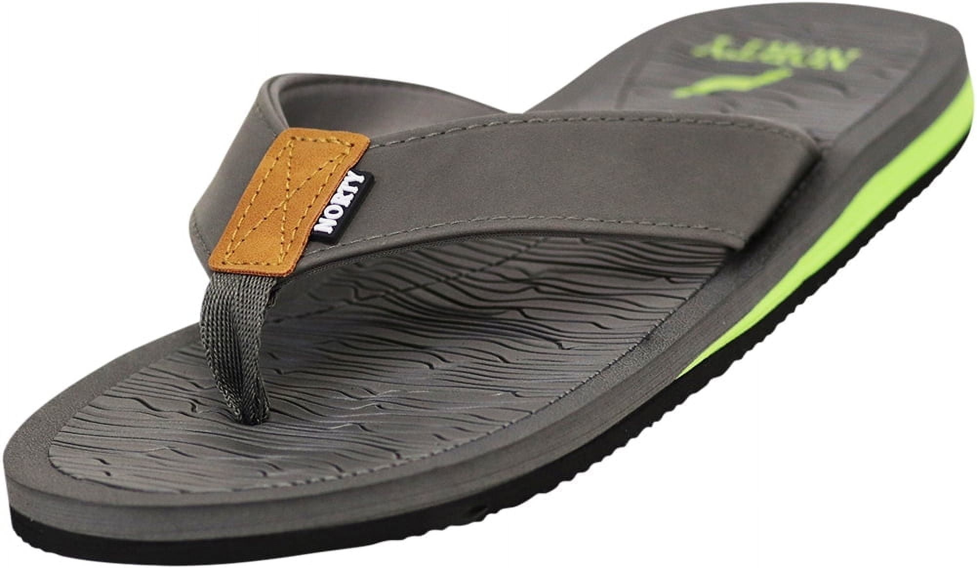NORTY Men's Flip Flop Arch Support Comfortable and Casual Sandal ...