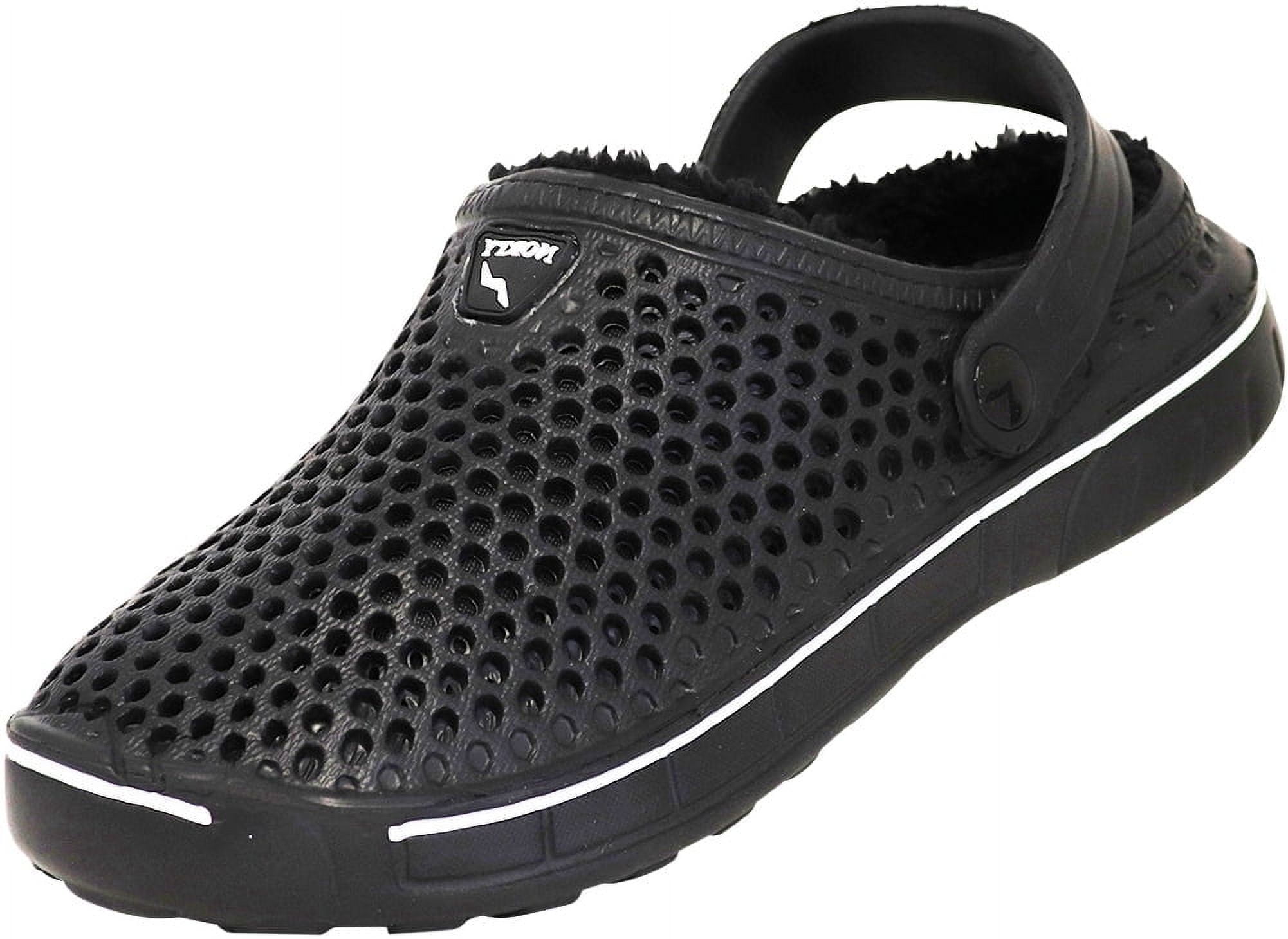 NORTY Men's Microfleece Lined Clogs Comfortable & Stylish - Runs 2 ...