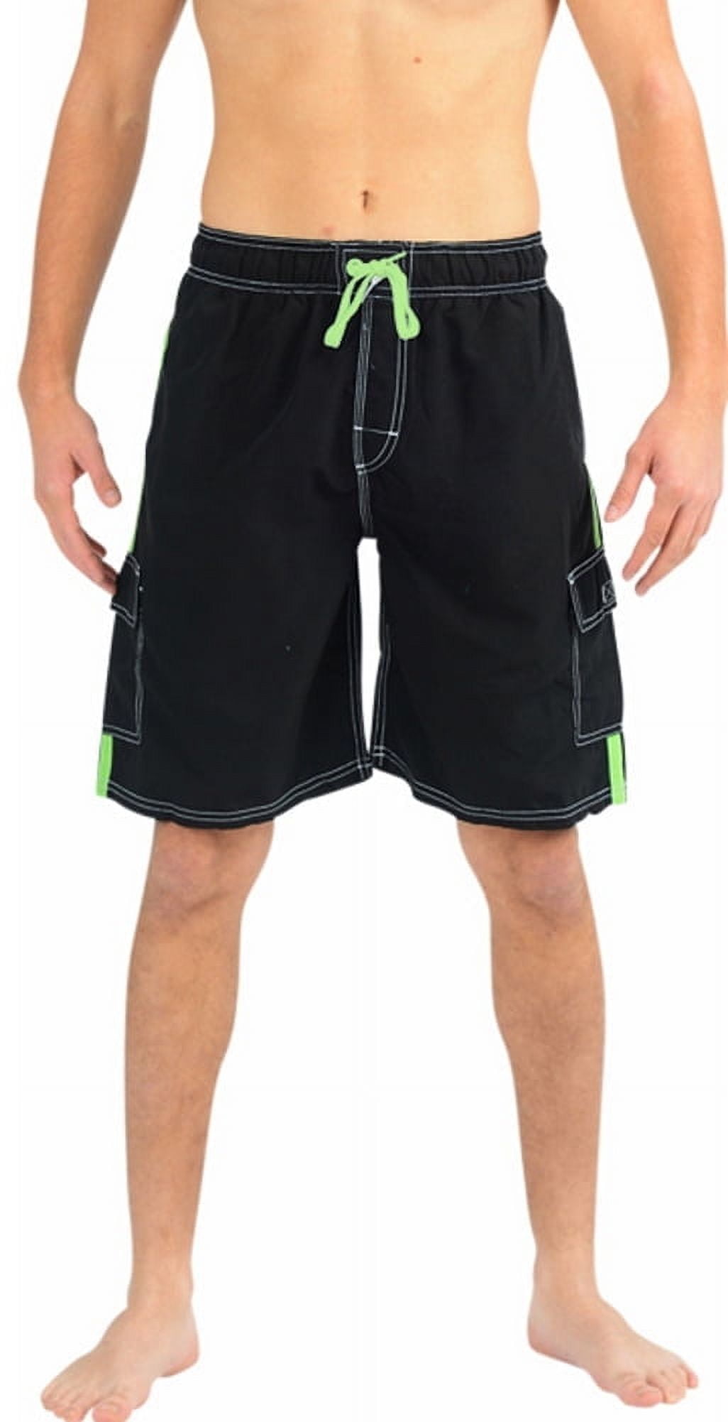 NORTY Men's Quick Dry Swim Trunks Board Shorts with Mesh Lining ...