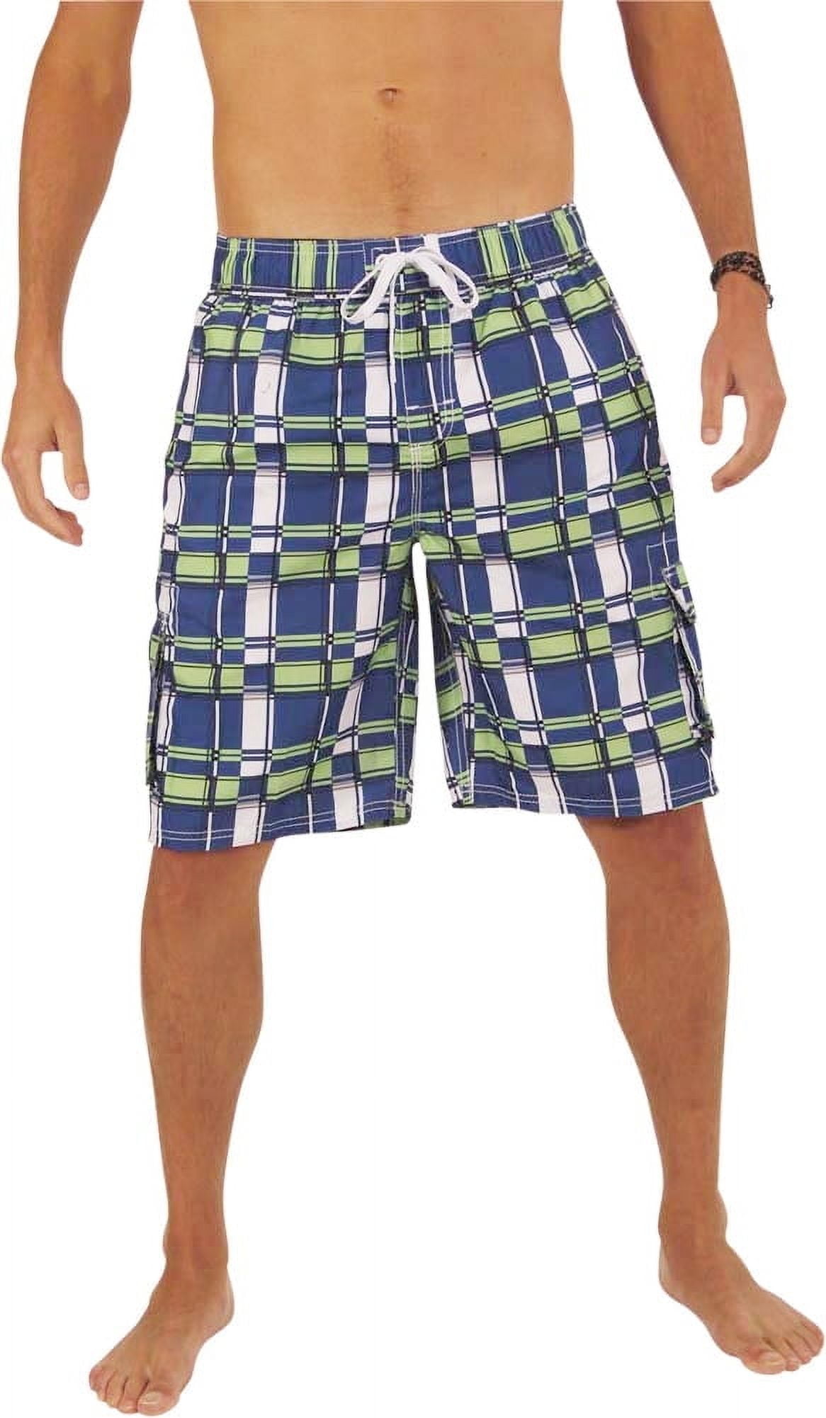 NORTY Men's Quick Dry Swim Trunks Board Shorts with Mesh Lining ...