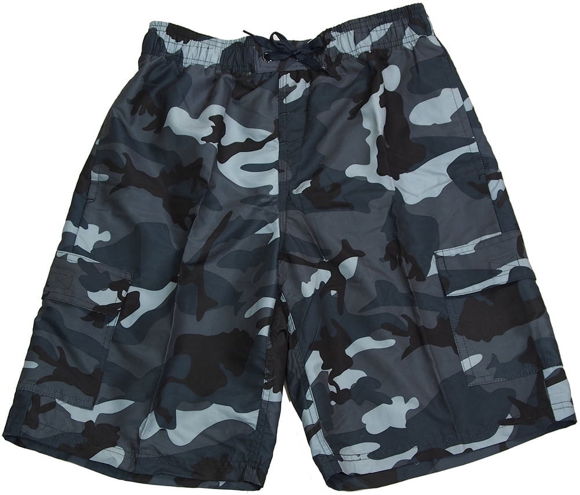 NORTY Men's Quick Dry Swim Trunks Board Shorts with Mesh Lining ...