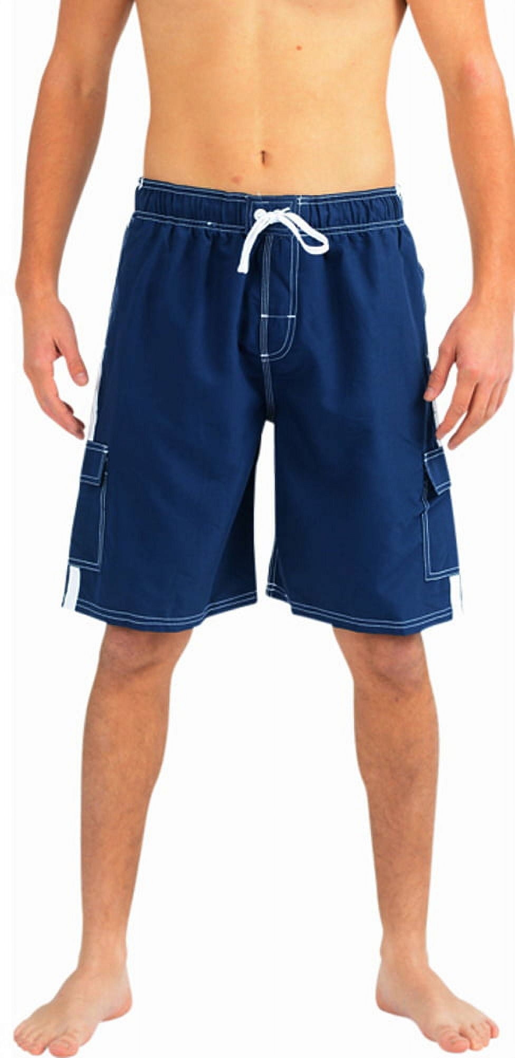NORTY Men's Quick Dry Swim Trunks Board Shorts with Mesh Lining ...