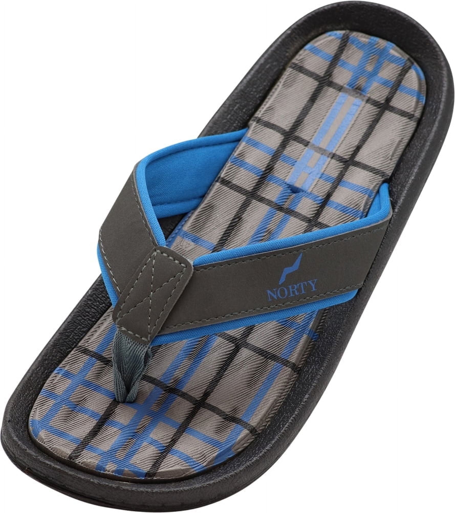 NORTY Men's Sandals for Beach, Casual, Outdoor & Indoor Flip Flop Thong ...