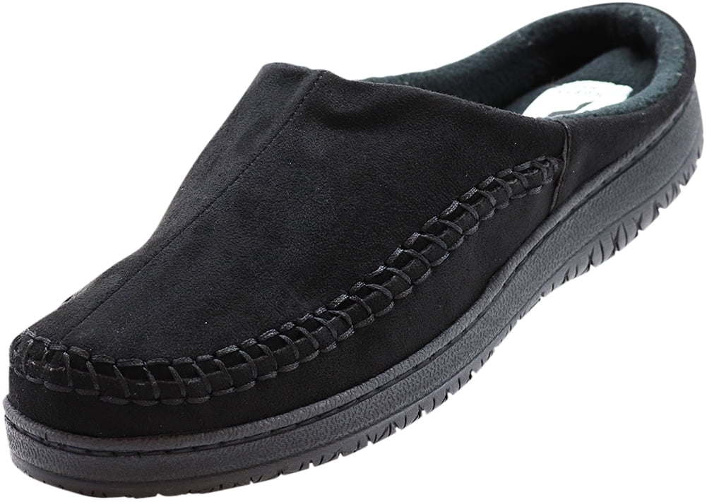 Norty Men's Slip-Resistant Indoor Outdoor Scuff Slippers - Comfortable ...