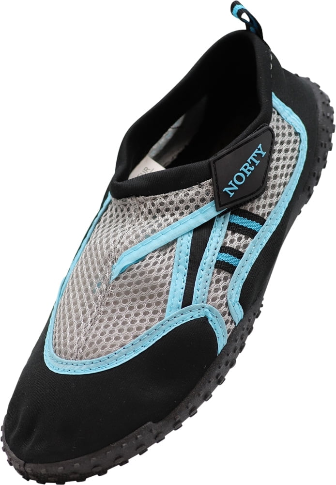 Norty Big Kid & Young Men's Water Aqua Socks Slip-On Pool, Beach & Surf ...