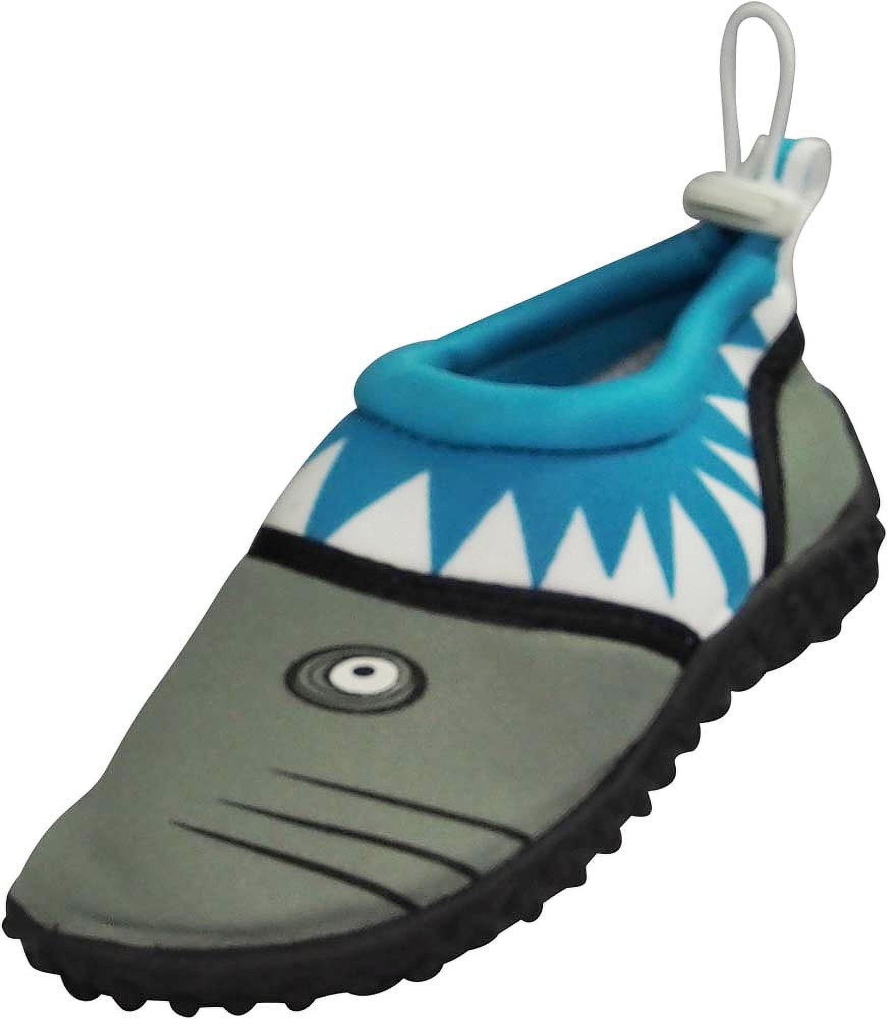 Norty Toddler Boy's and Girl's Quick Dry Shark Aqua Socks Slip-On Water ...