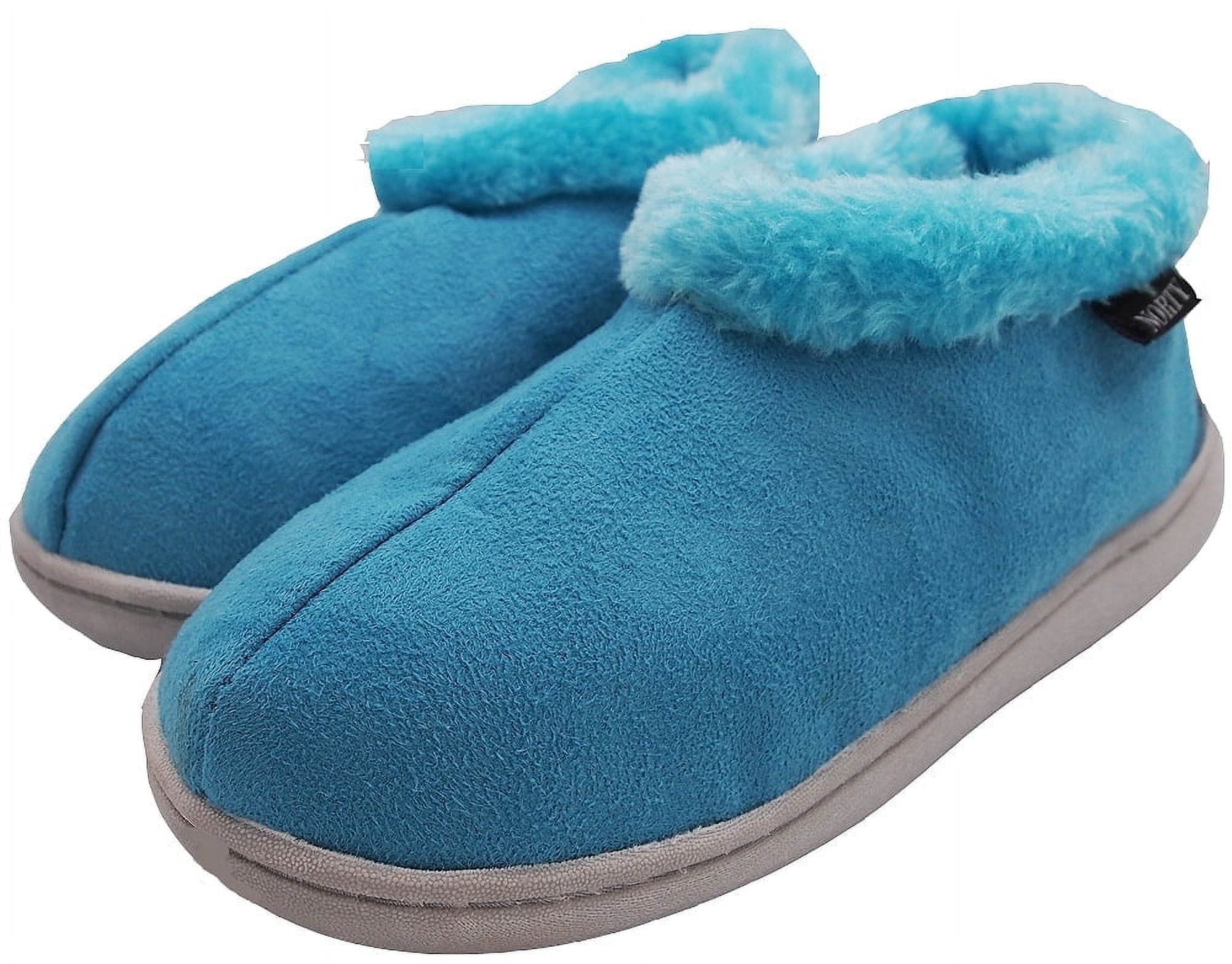 NORTY Girls Toddler and Little Kids Soft Cozy Memory Foam Slip On House ...