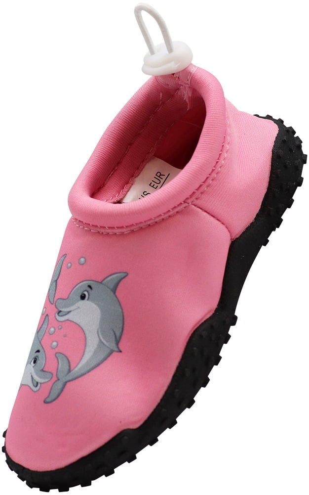 NORTY Toddler Girls Water Shoes Female Lake River Shoes Pink Dolphins 5 ...