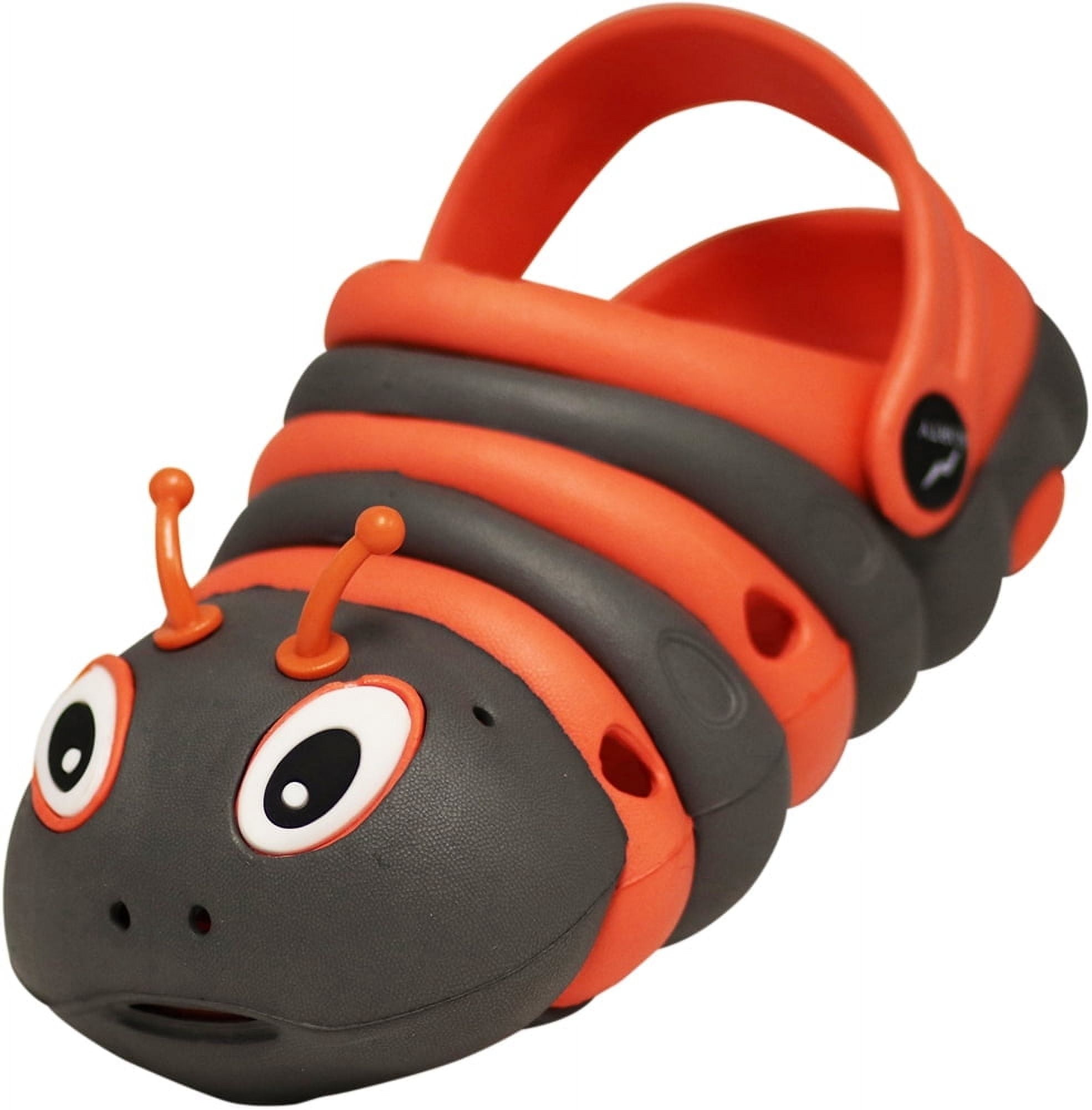 NORTY Toddler Unisex Clogs Fun Caterpillar Bug Shoes for Kids with ...