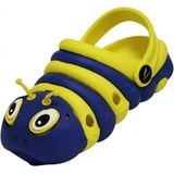 NORTY Toddler Unisex Clogs Fun Caterpillar Bug Shoes for Kids with ...