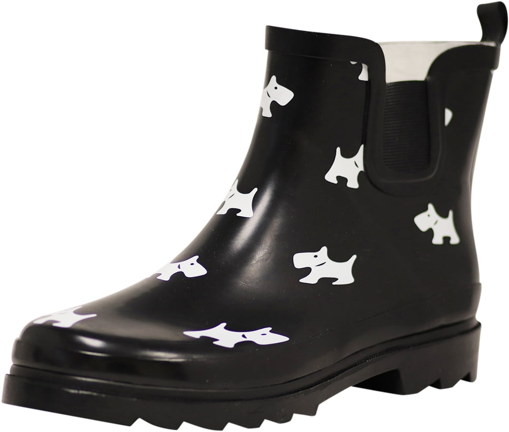 Norty Women Low Ankle High Rain Boots Rainboot Shoe Bootie Runs 1/2 ...
