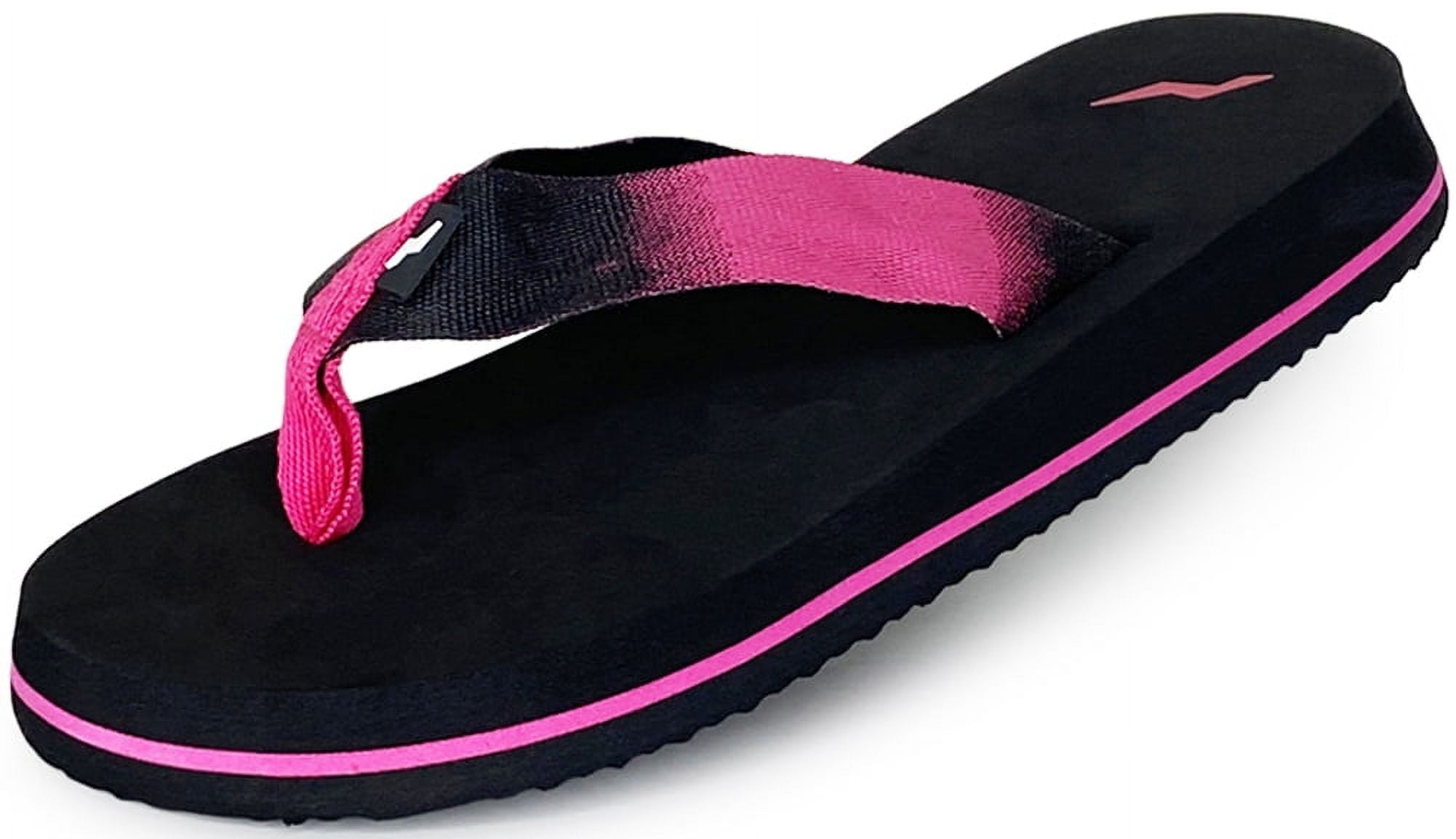 Norty Women's Platform Sandals, Flip-Flop, Soft Cushioned Footbed ...