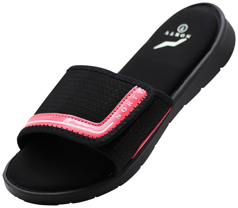 NORTY Women's Memory Foam Footbed Sandals - Runs 1 Size Small 41757-10B ...