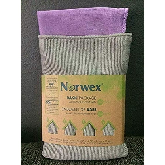 NORWEX BASIC PACKAGE MICROFIBER CLOTHS WITH BAC LOCK/INCLUDES-ONE ...