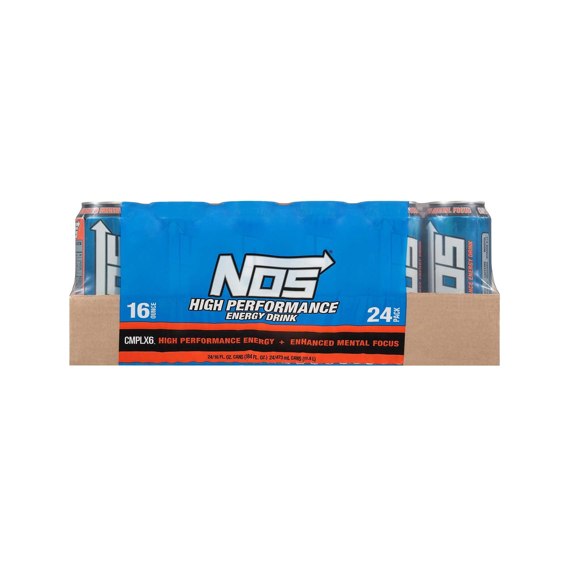NOS HIgh Performance Energy Drink (16 oz. can, 24 pk.) - Walmart.com