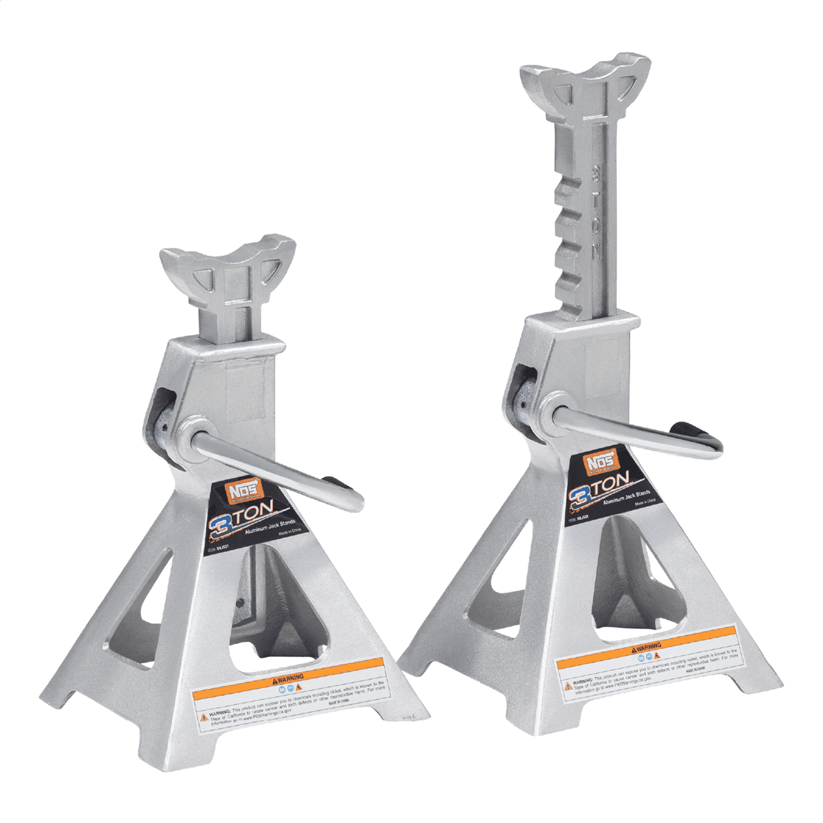 NOS NAJS3T 3 Ton Aluminum Ratcheting Jack Stands (Pair) - Walmart ...