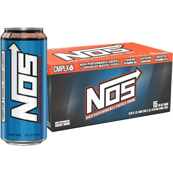 NOS Energy Drinks in Beverages - Walmart.com