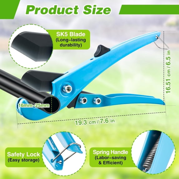 NOSGQ-Drip Irrigation Tubing Cutter Hole Punch Tool, Irrigation ...