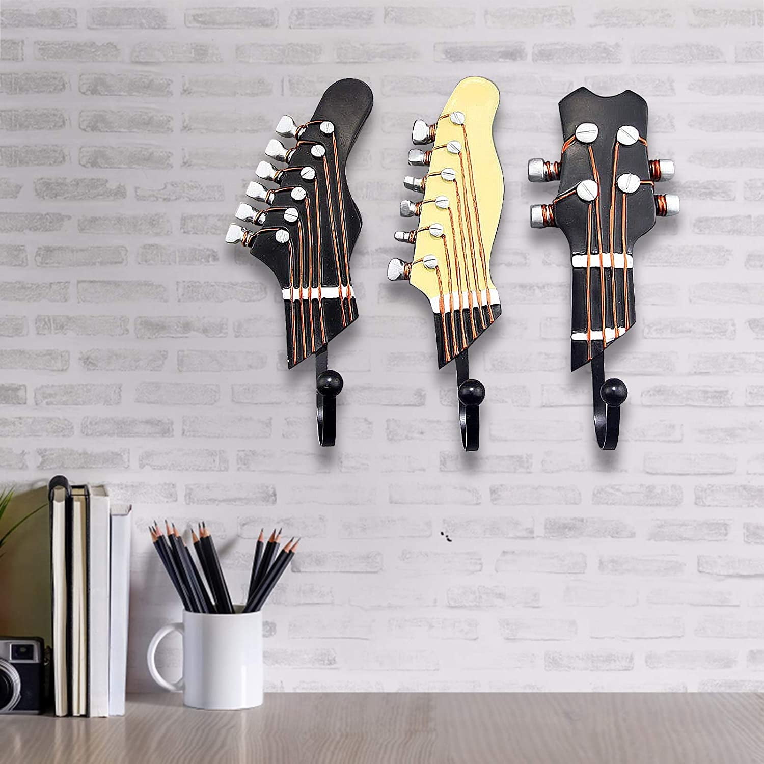 NOSGQ-Gifts for Music Lovers, Guitar Music Decor, Decorative Hooks for ...