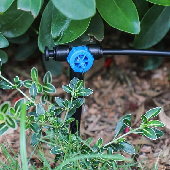 NOSGQ-MXIC 24 Pack Push-to-Fit Drip Irrigation Emitters, Leak-Proof ...