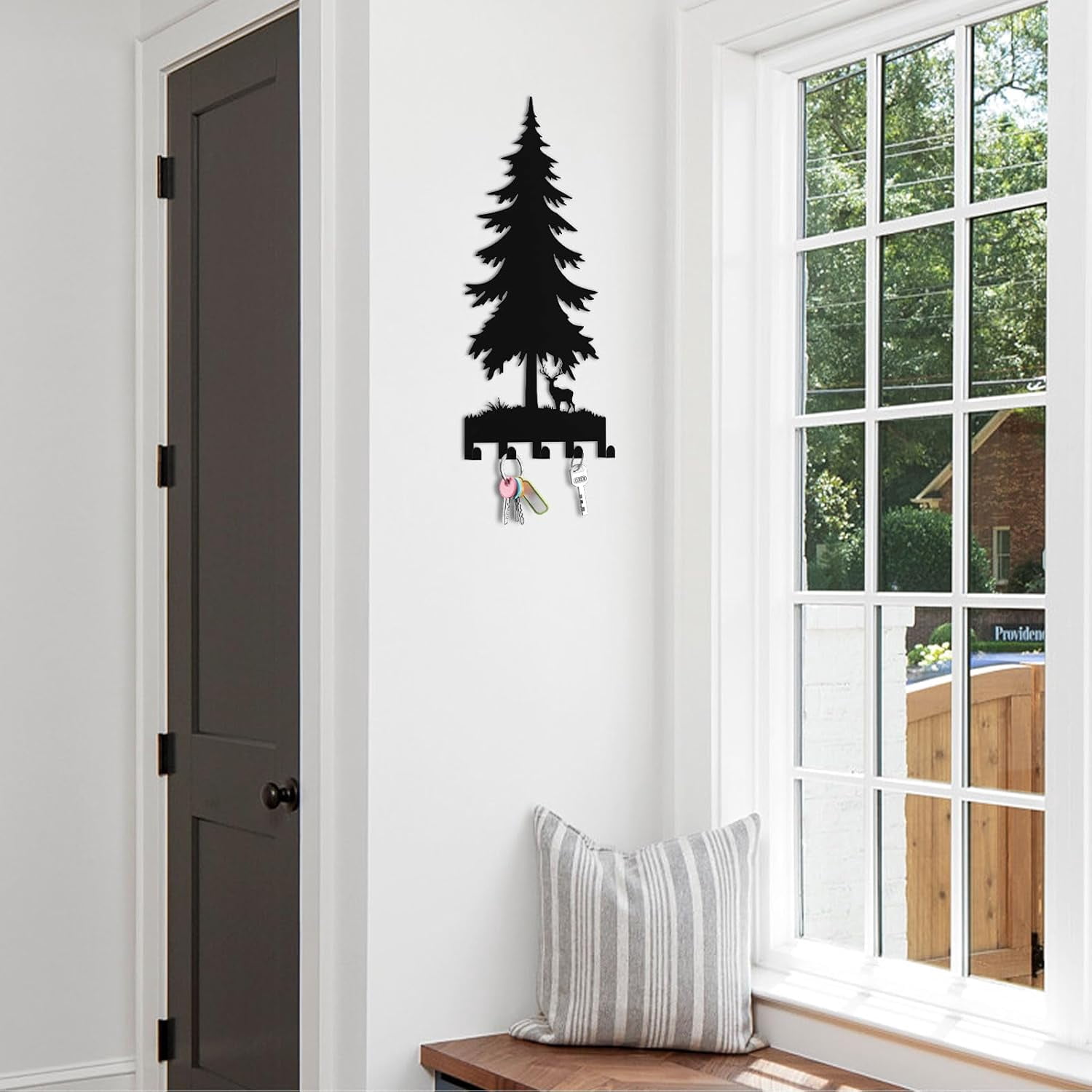 NOSGQ-Metal Key Holder, Wall Mounted Key Hooks, Key Holder for Wall ...