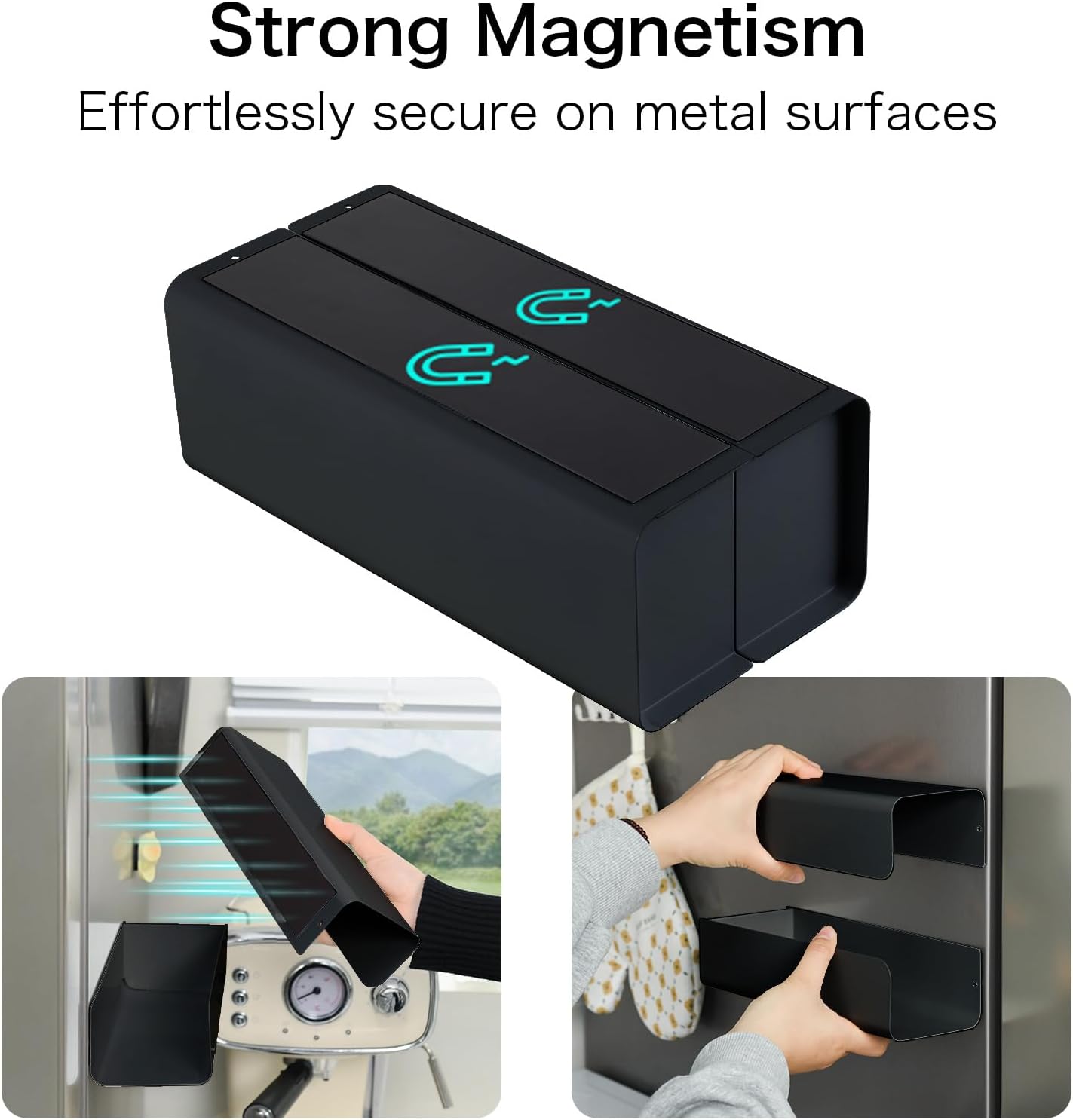 NOSGQ-Modular Magnetic Glove Dispenser Tissue Box Holder - Freely ...