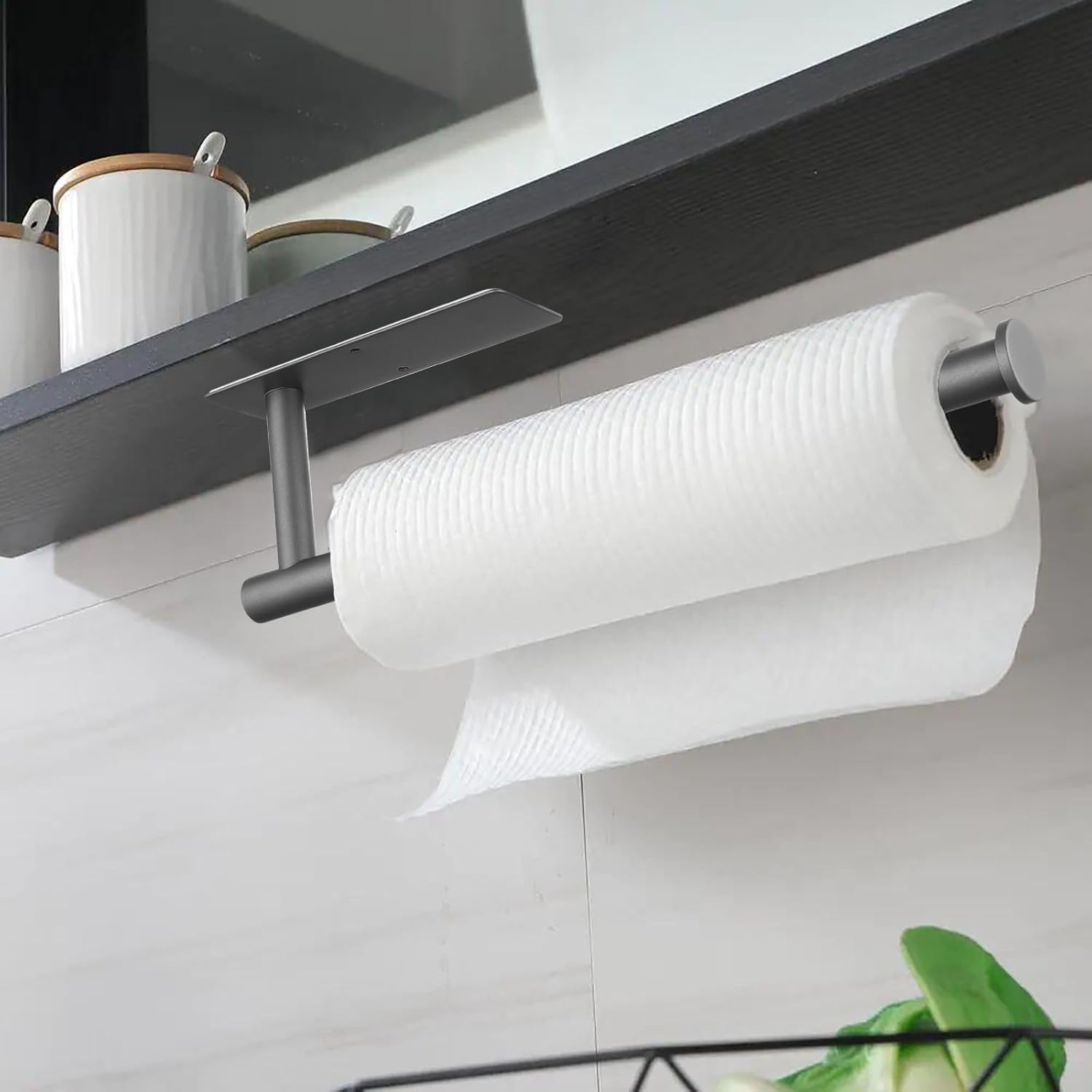NOSGQ-Paper Towel Holder - Under Cabinet Paper Towel Bar for Kitchen ...