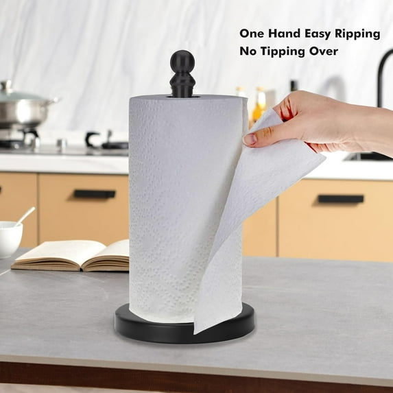 NOSGQ-Paper Towel Holder Countertop, Standing Paper Towel Roll Holder ...