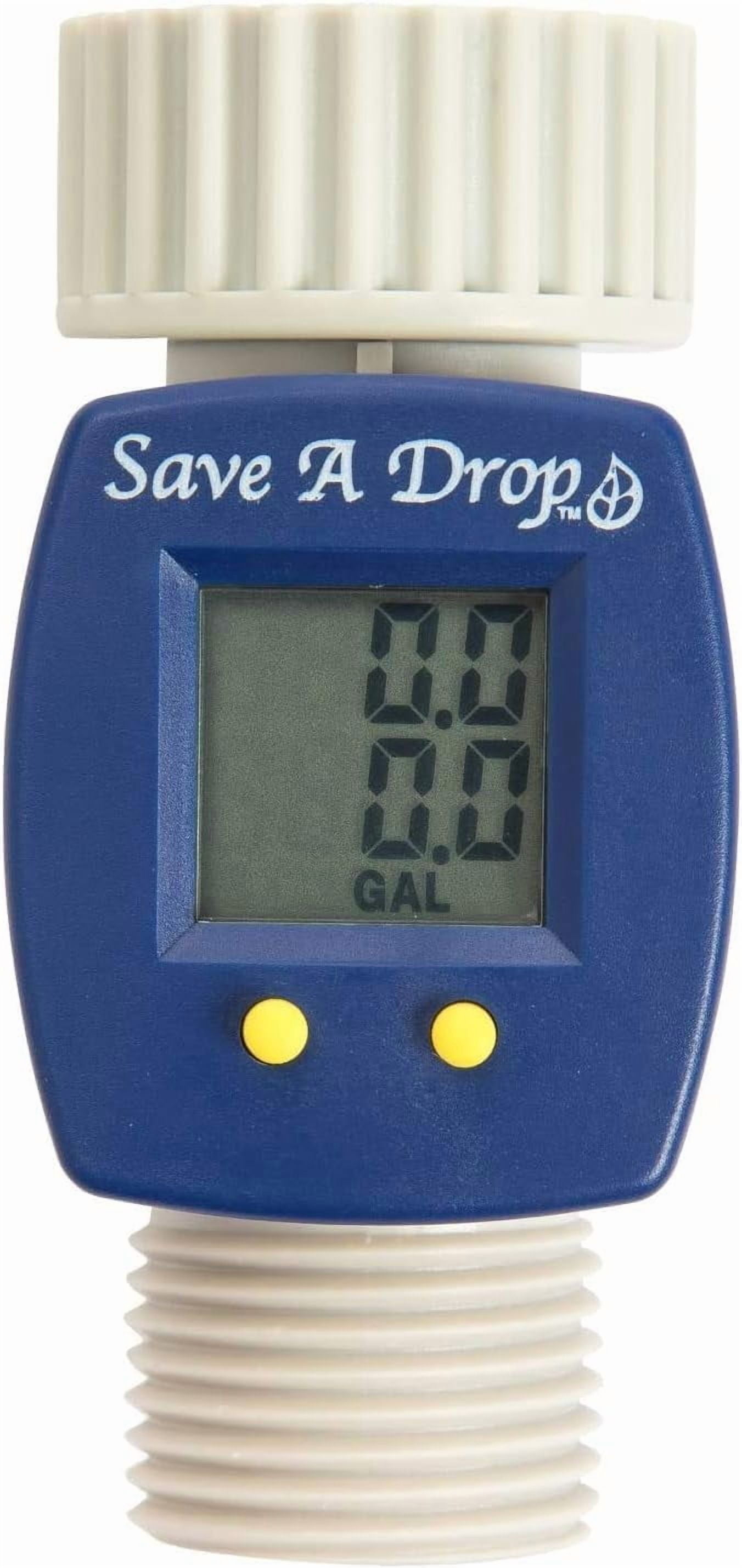 NOSGQ-Save a Drop P3 Blue Water Flow Meter | Measure Gallon Usage from ...