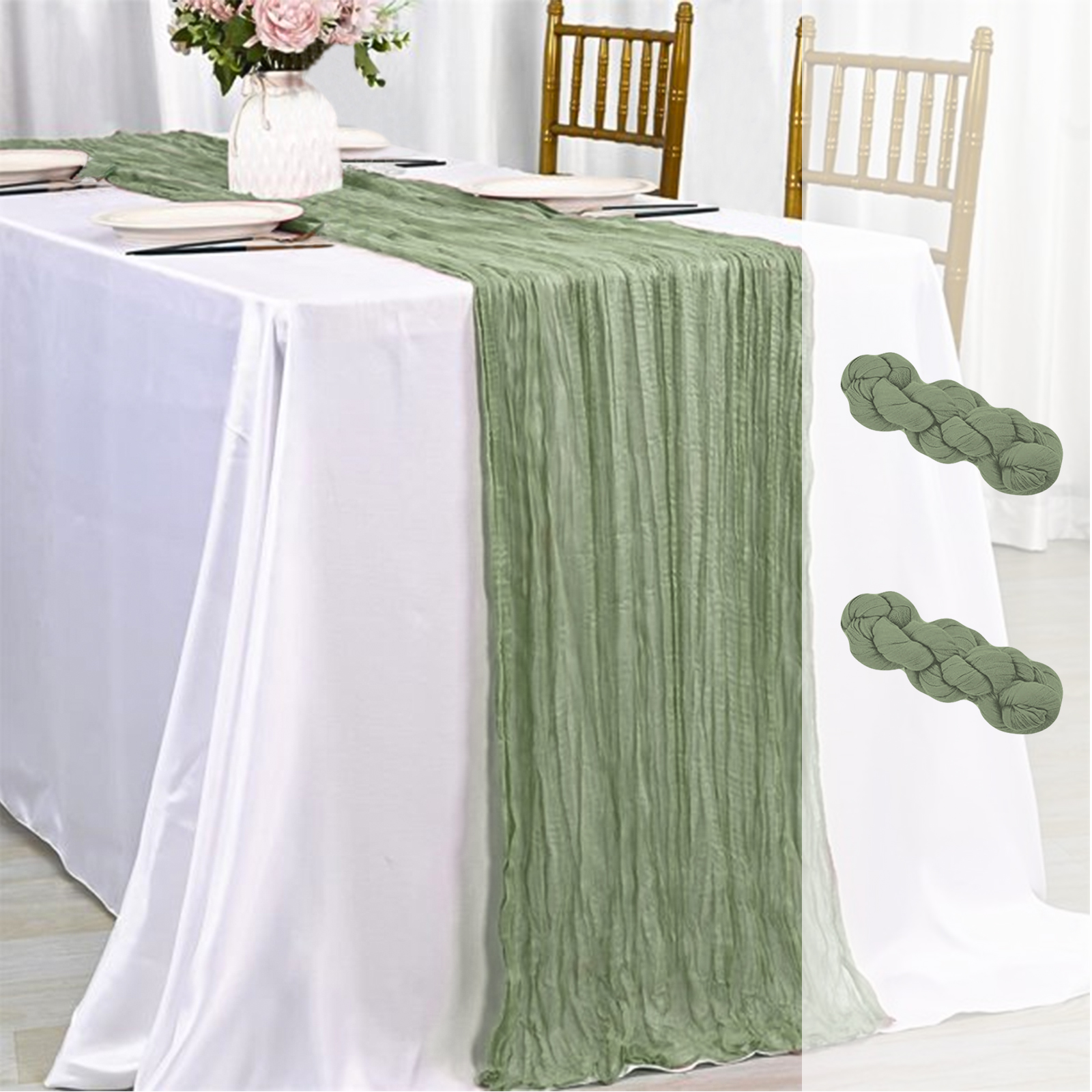 Ashton & Willow Evergreen Green Seasonal Decor Sequoia Cotton Hand ...