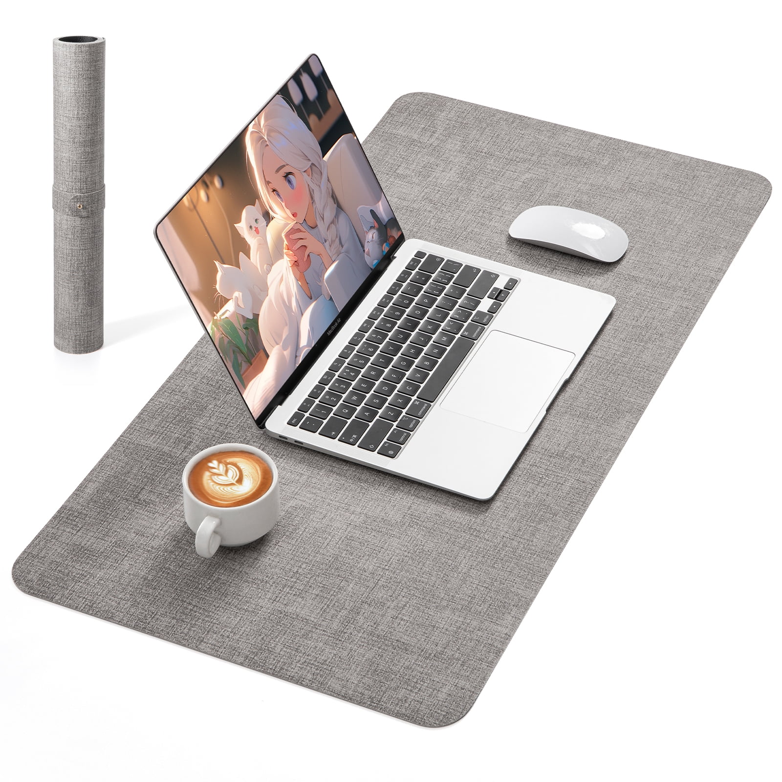 NOSTHEART Leather Desk Pad Protector ,Mouse Pad,Office Desk Mat, Non ...