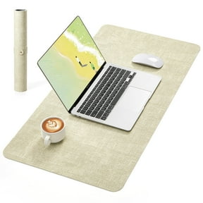 ZBRANDS Leather Desk Pad Mat 24 x 17 inches Reversible Smooth and ...