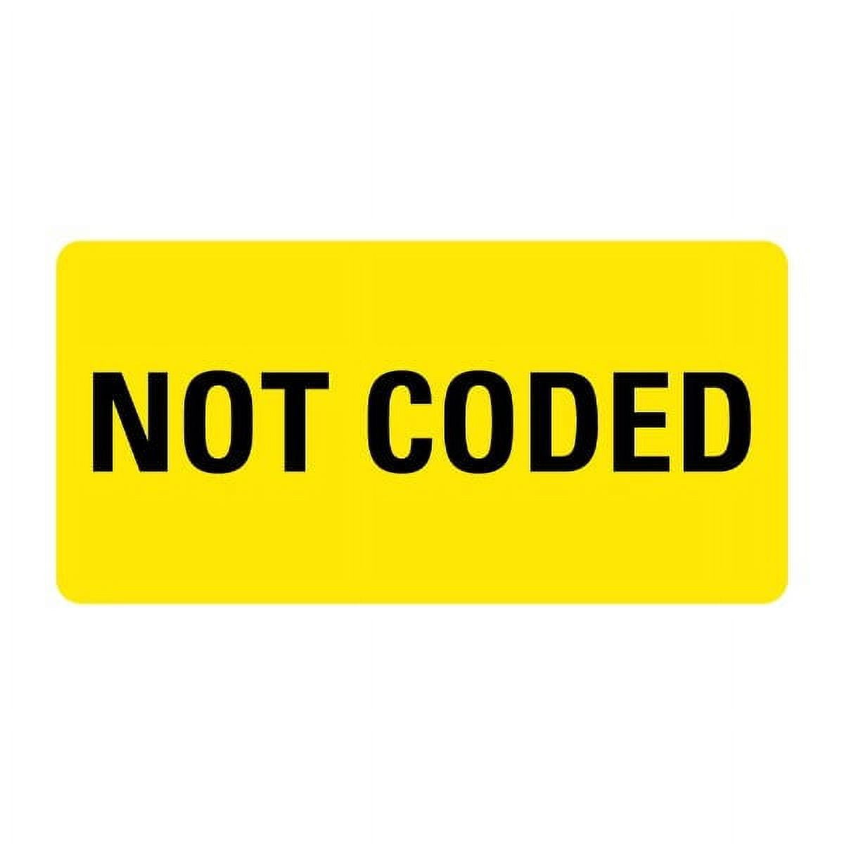 NOT CODED Labels - Walmart.com
