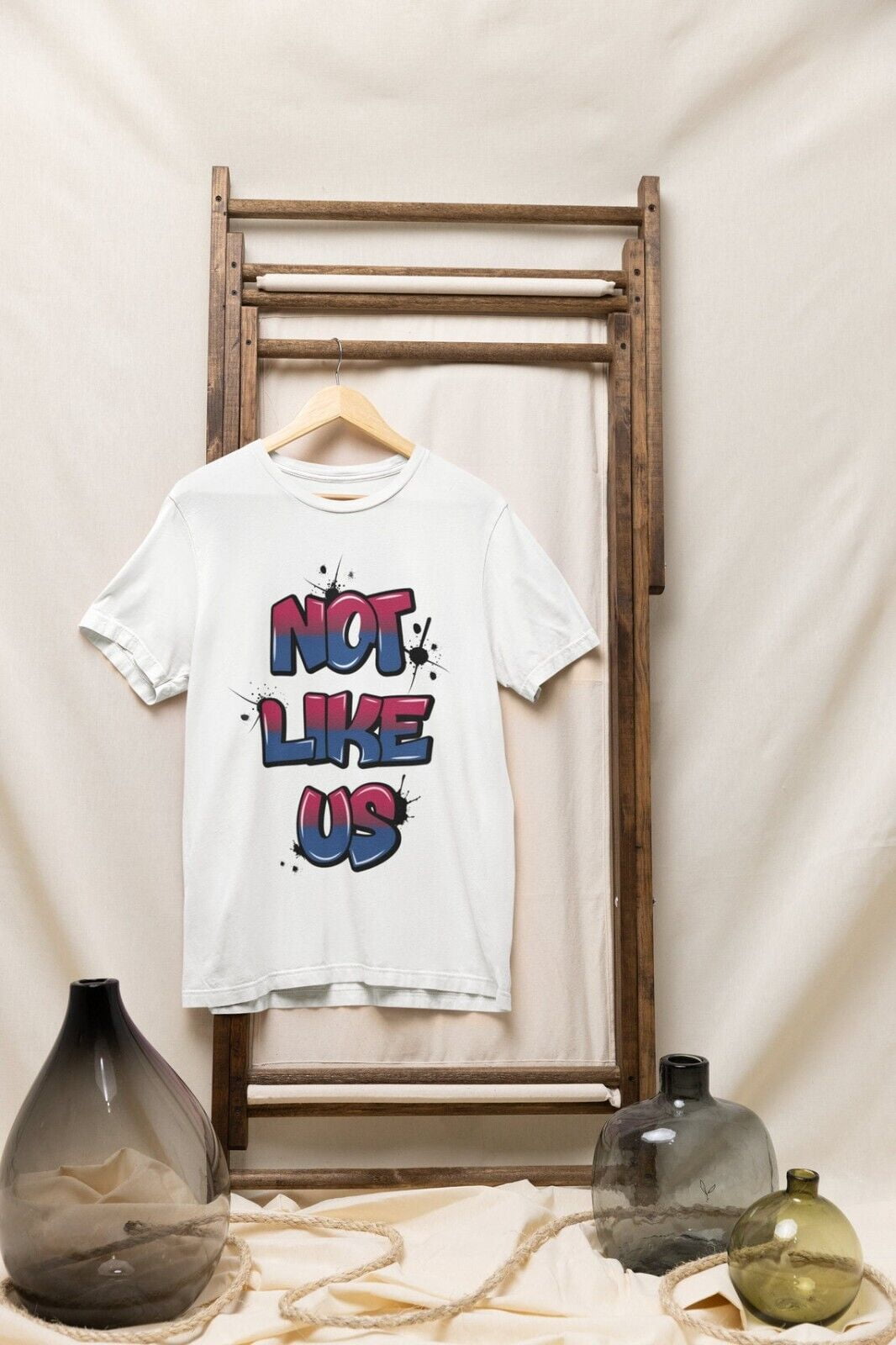 NOT LIKE US T-Shirt - Kendrick Lamar Official Music - Walmart.com