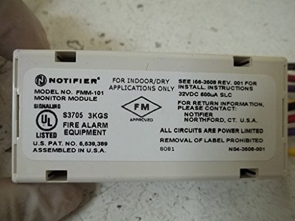 NOTIFIER FMM-101 Monitor MODULEORIGINAL Package - Walmart.com