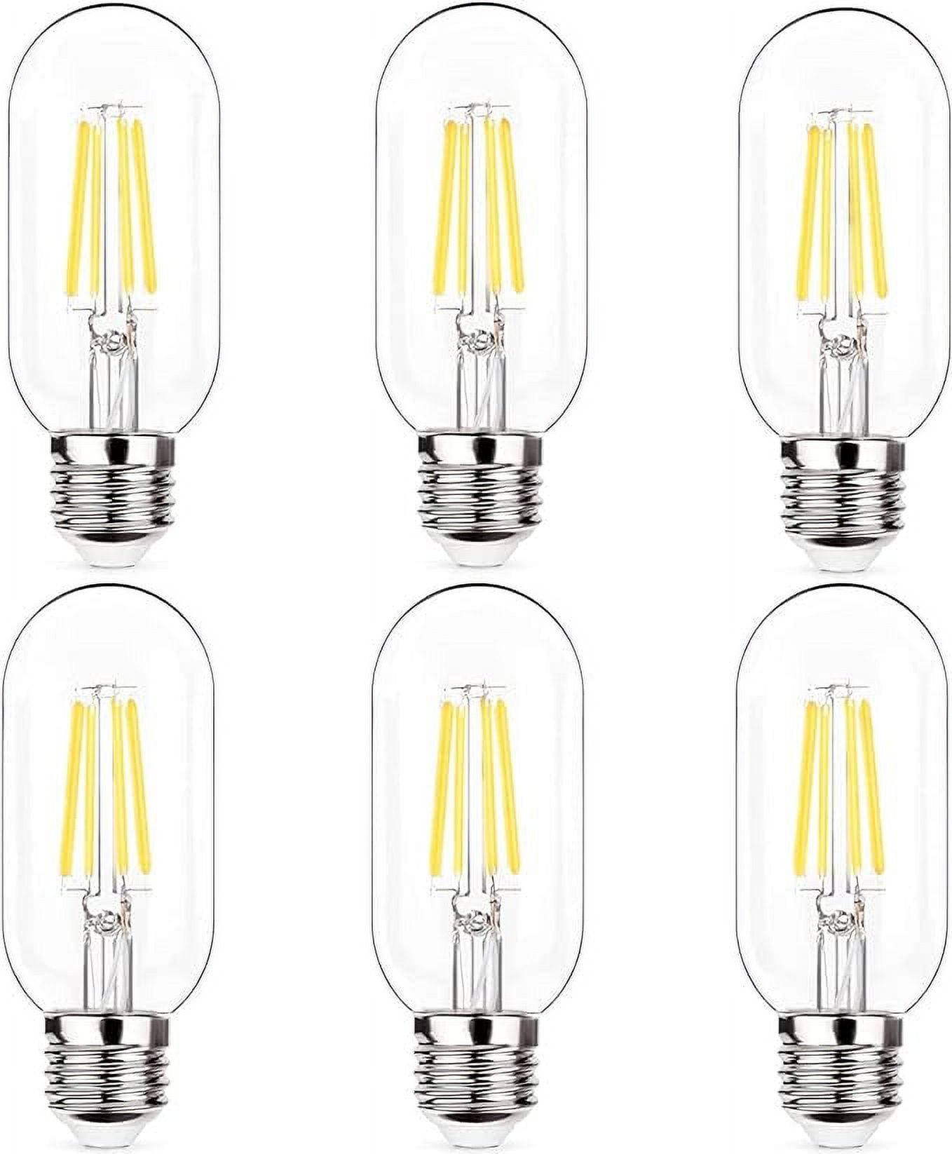 NOTOC E26 LED Light Bulb 4W,Equivalent 40W,E26 Tubular Light Bulb Non ...