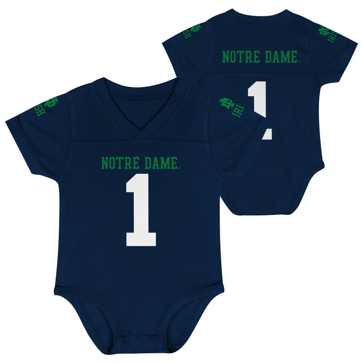 NOTRE DAME Infant Primry Color Synthetic SS ONS Football - Walmart.com